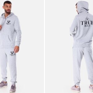 True Religion | Sweaters | True Religion Hd Logo Zip Hoodie | Poshmark
